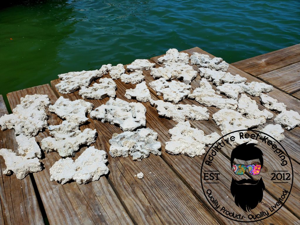 ARK White Shelf Rock- Lightweight-PICK WEIGHT AND SIZE – Addictive Reef ...