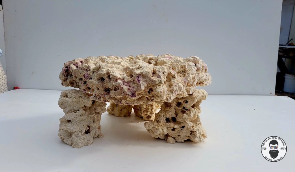 ARK Cave Rock Kit- Large 16″x16″x8″ Dry Reef Rock Aragonite Base ...